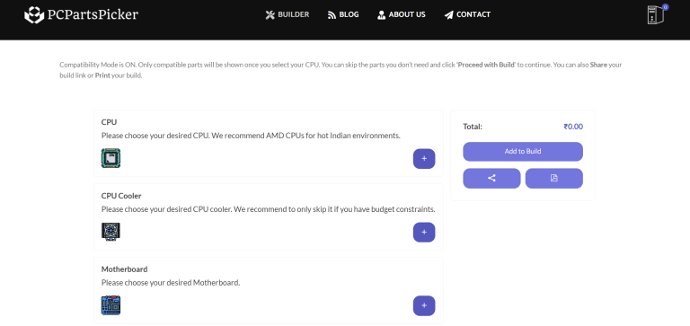 Best PC Compatibility Checker in India - PCPartsPicker India