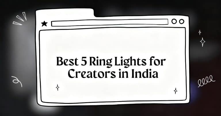 Best 5 Ring Lights for Creators in India - PCPartsPicker India