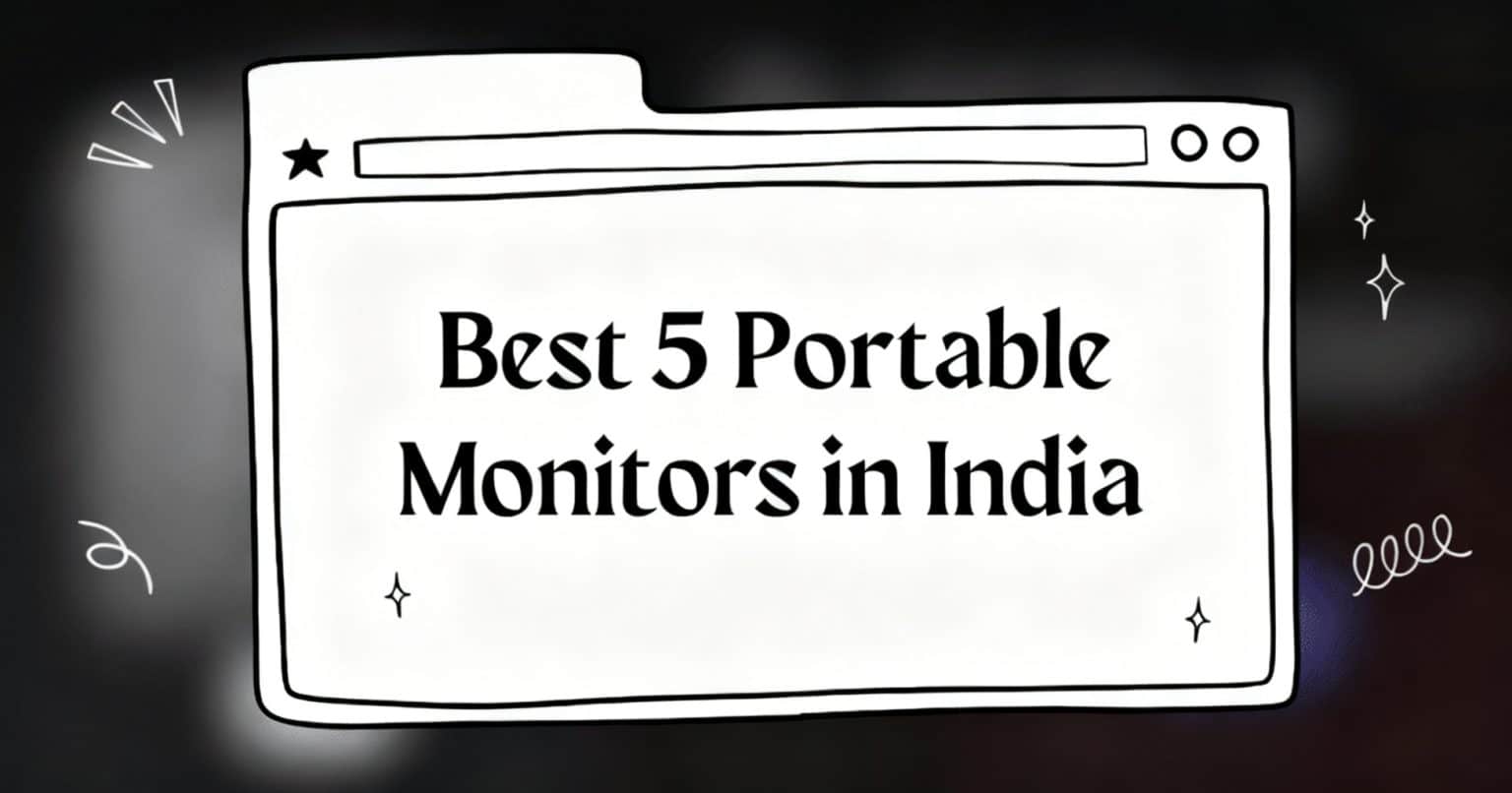 Best 5 Portable Monitors in India - PCPartsPicker India