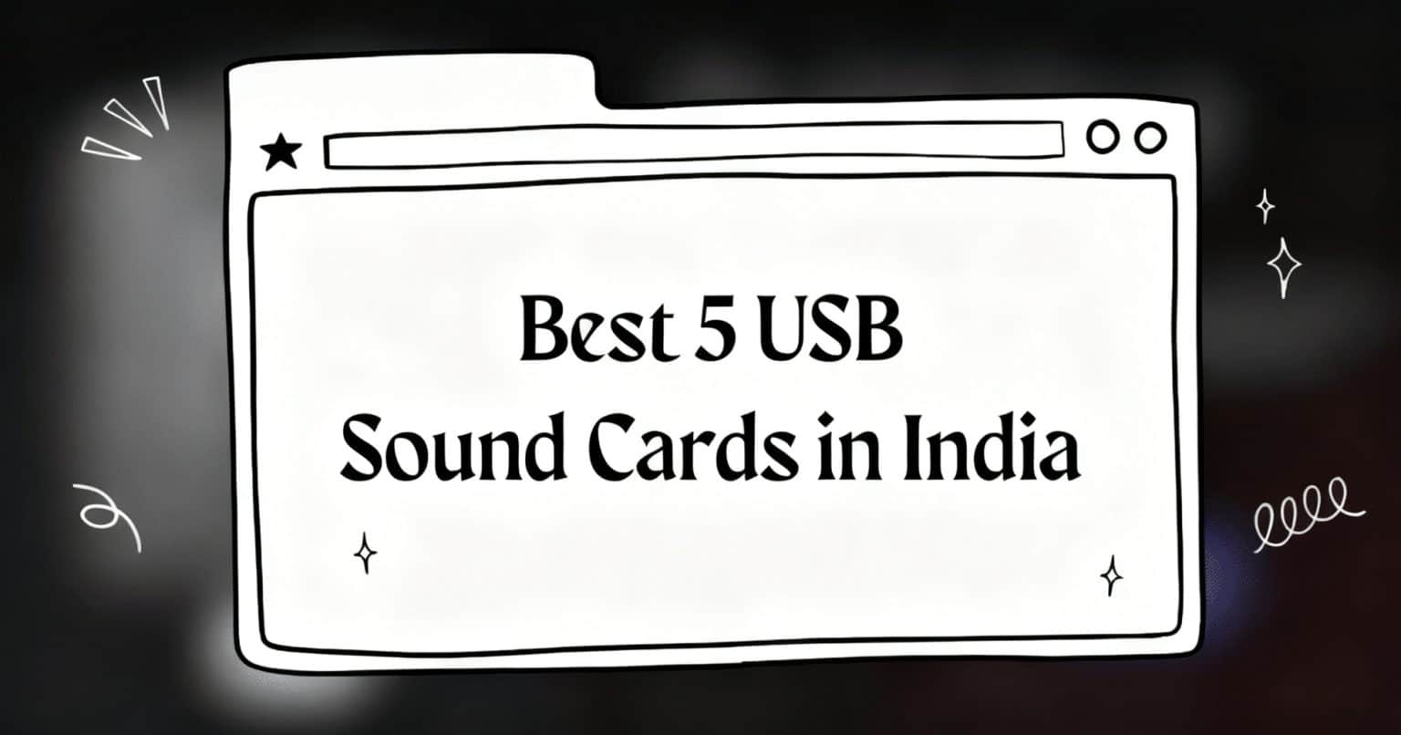 Best 5 USB Sound Cards in India - PCPartsPicker India